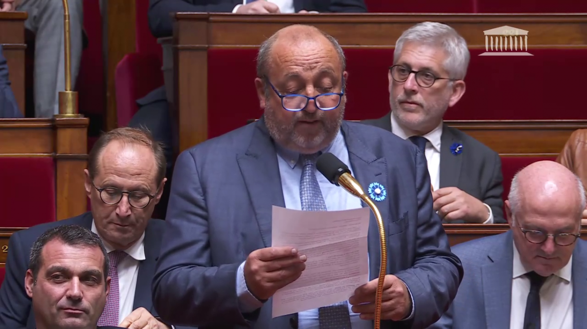 Pascal Lecamp : “Il n'y a pas de vie sans eau, d'agriculture sans eau, de biodiversité sans eau ...